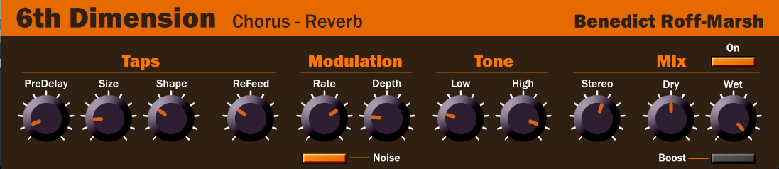 6th Dimension chorus-reverb – Benedict Roff-Marsh